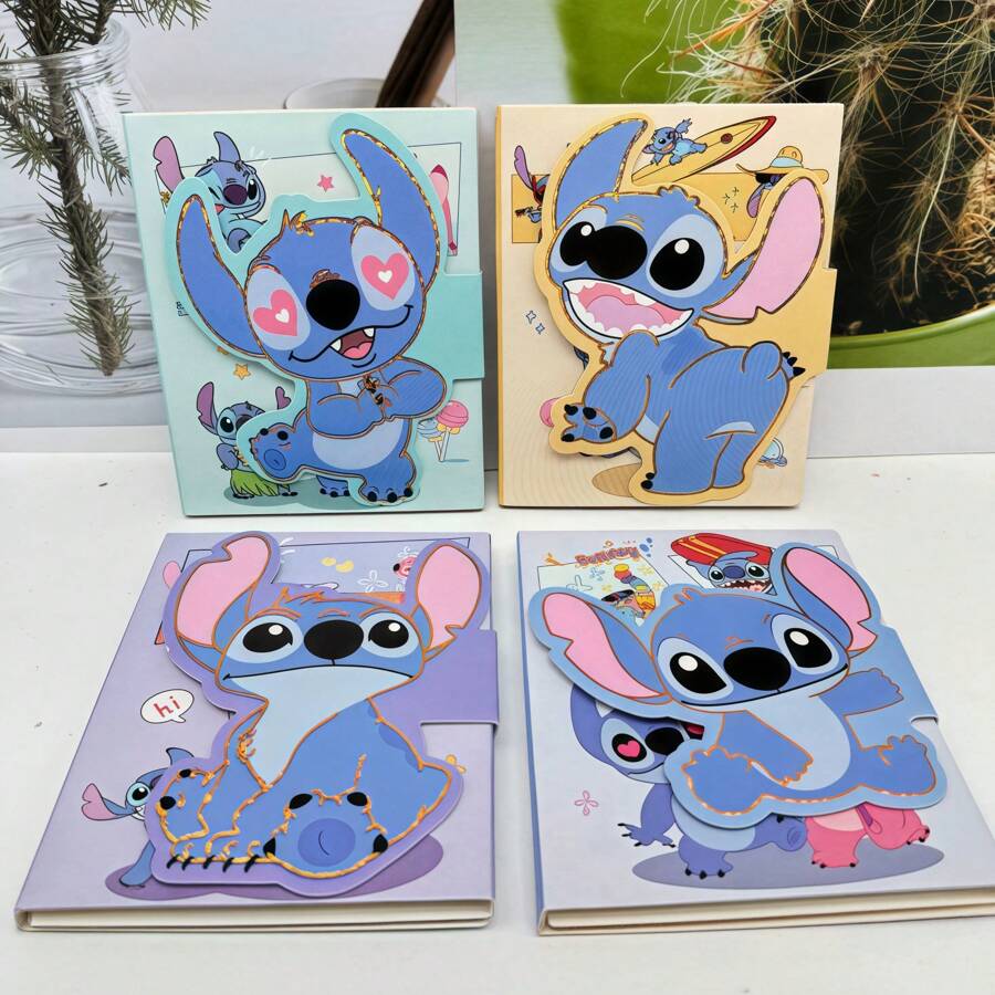 Disney Disney 1pc Stitch Design 3-Fold Sticky Note Stitch N-Times ...