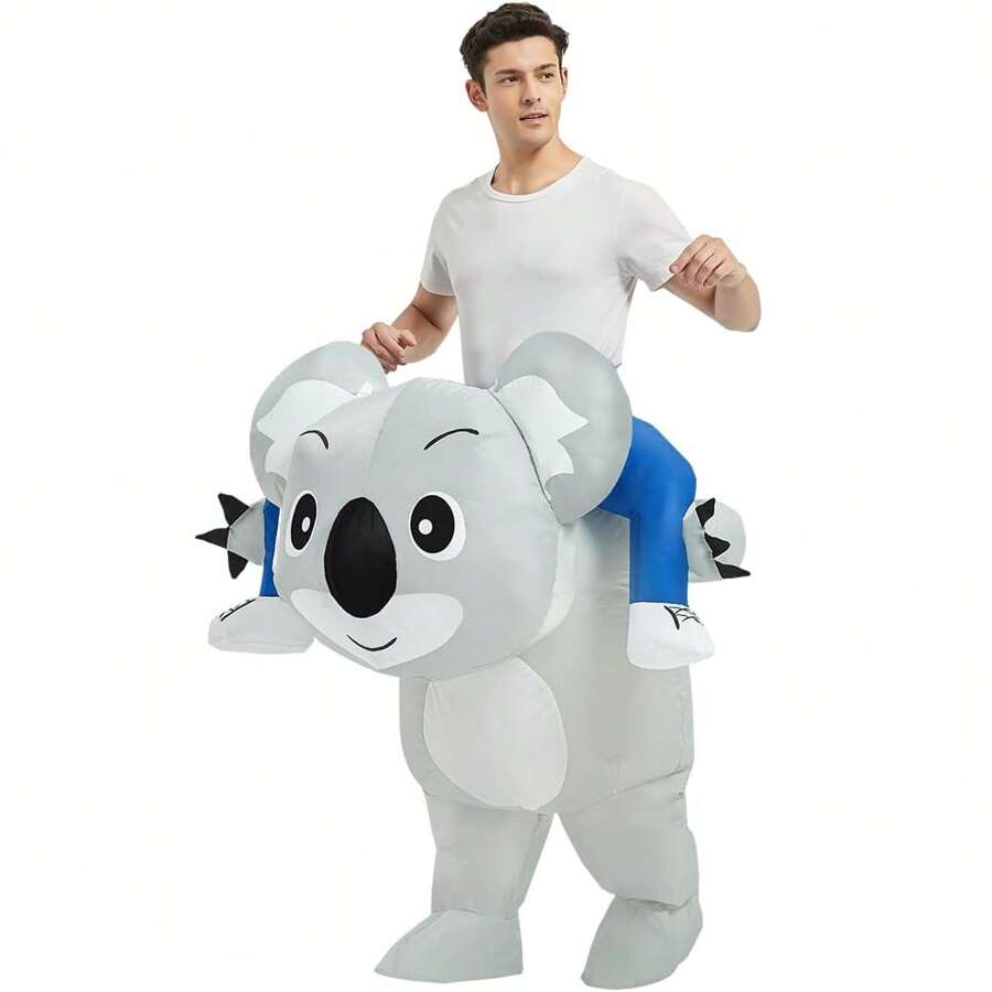 Inflatable Costume Adult, Ride On Koala Costume Adult Size For Men ...