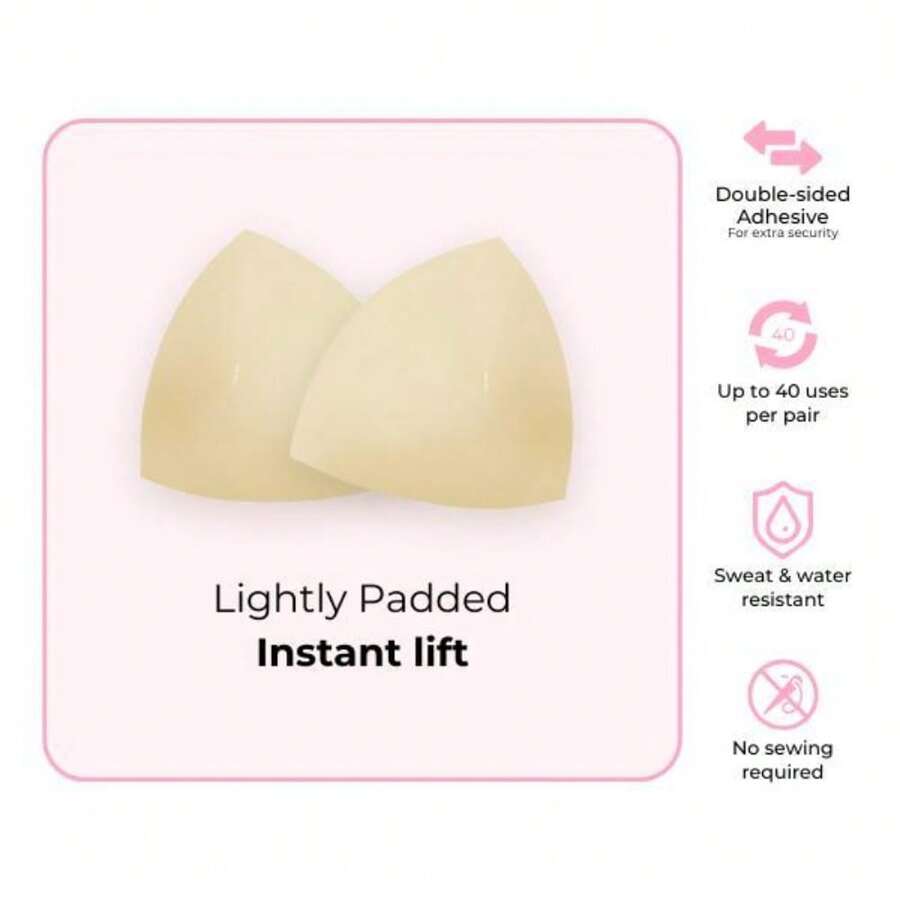 BOOMBA Invisible Lift - Patented Sticky Fashion Bra Inserts Prevents ...