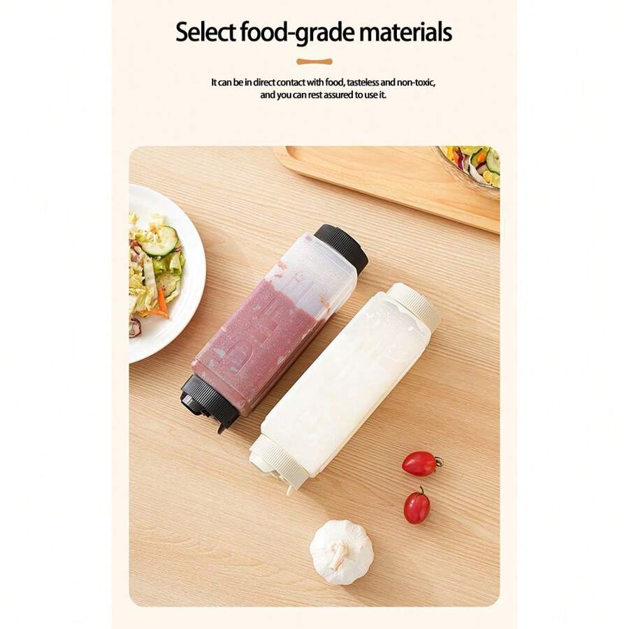 Commercial Reusable Food Sauce Squeezer Bottle, Upside Down Ketchup ...