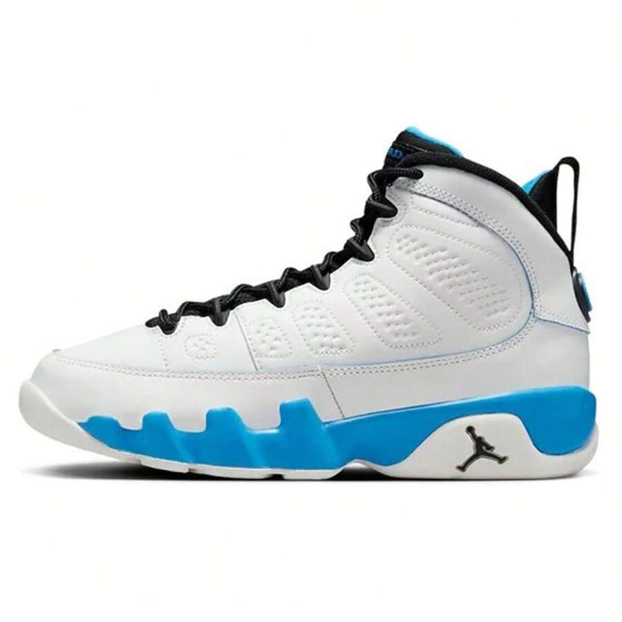 Big Kid's Jordan 9 Retro "Powder Blue" Summit White/Black (FV0143 101 ...