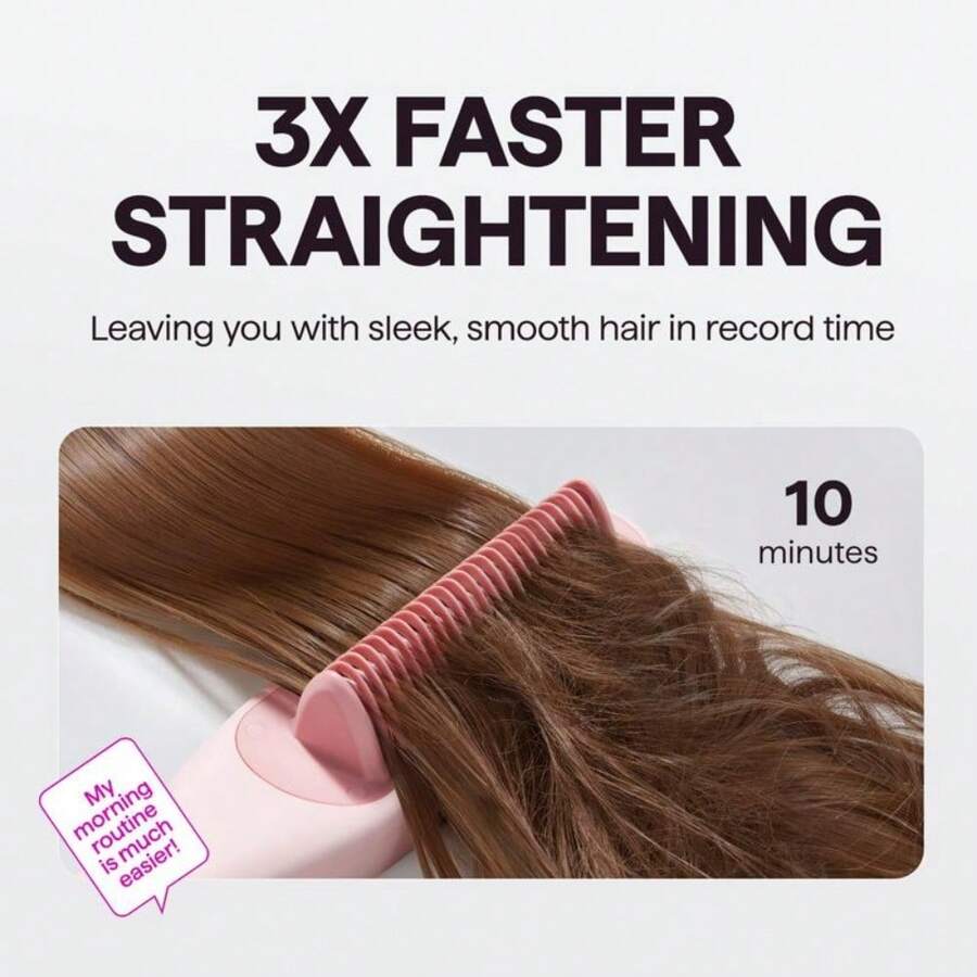 Wavy.Talk Steamline Pro Steam Straightener Brush-Ultimate Hair Hydration And 3X Faster ...