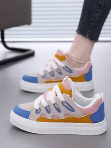 1 Pair Women Casual Sports LightweightStudent Sneakers For Outdoor ...