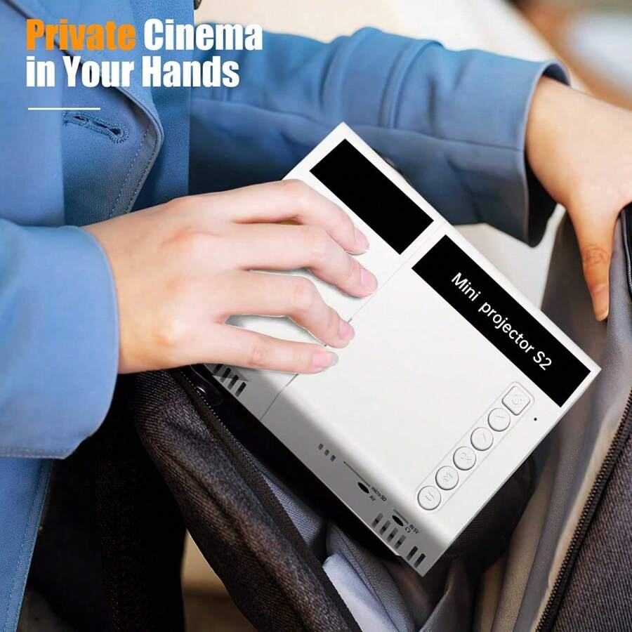 Portable Projector, With USB Port And Remote Control, Compatible ...