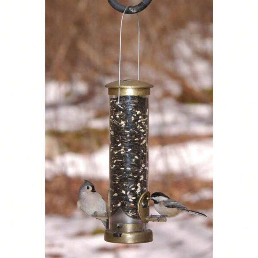 All Aspects () Quick Clean Seed Tube Feeder, Small Antique Brass ...