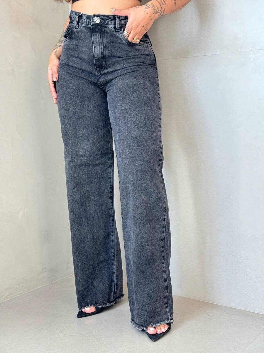 WIDE LEG GRAFITE | SHEIN Brasil