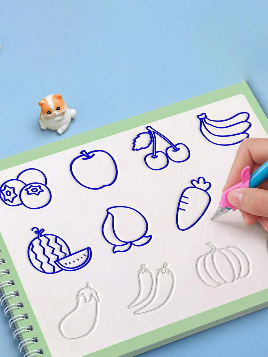 Reusable 3D Grooved Writing Board, Suitable For Learning Numbers And ...