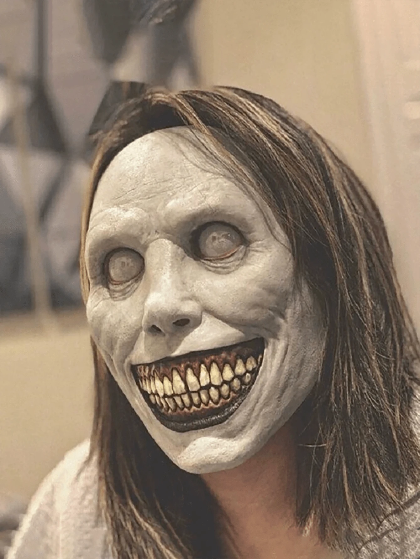 New Halloween Mask, Smiling Devil Eyes Cosplay Mask Scary And Funny For ...