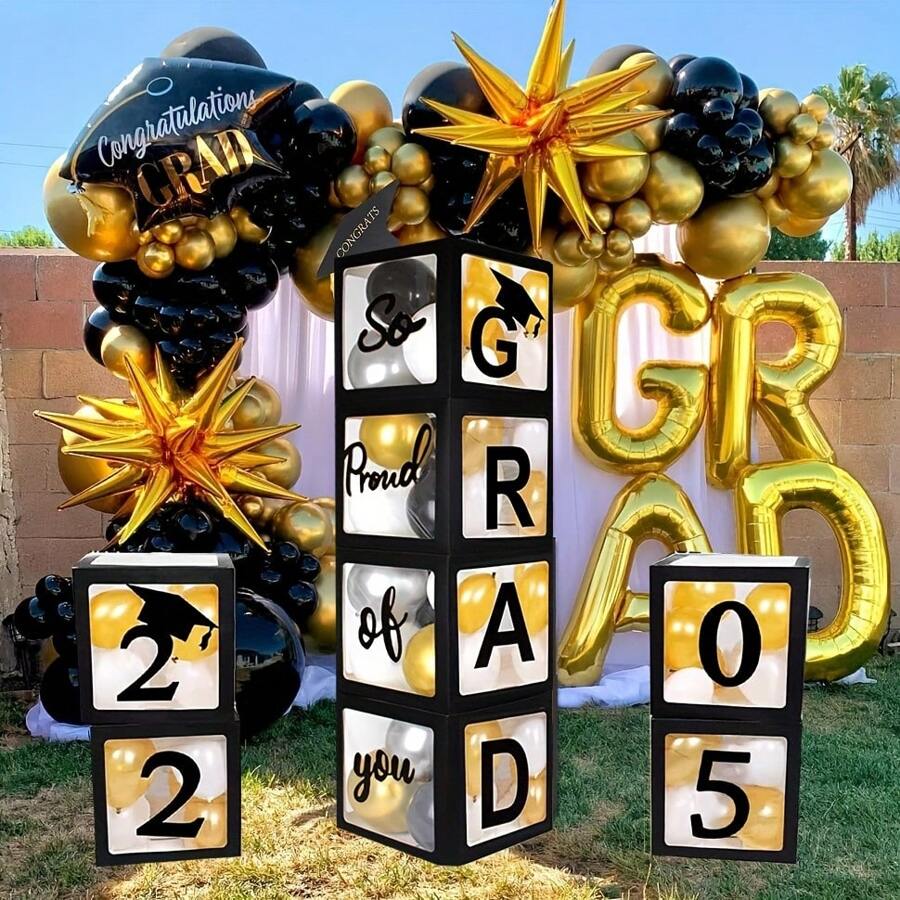 13 Pcs Graduation Decorations Class Of 2025, 2025 Graduation Party ...