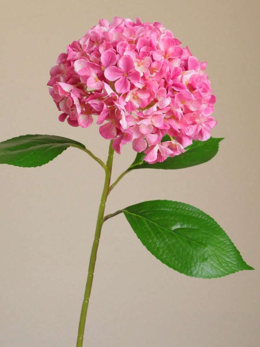 2pcs Hydrangea Artificial Flowers Realistic Full Large Faux Hydrangeas ...