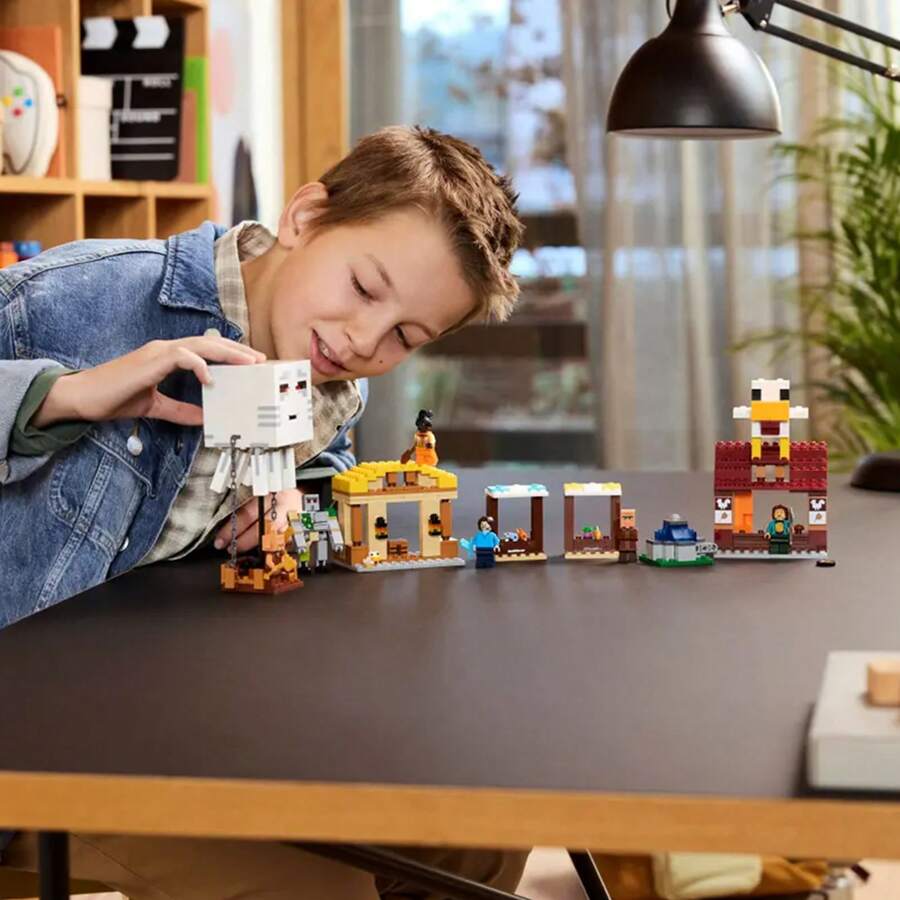 LEGO Minecraft The Ghast Balloon Village Attack 21273 | SHEIN USA