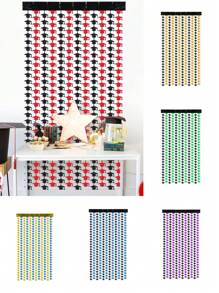 Graduation Cap Tinsel Curtain For 2025 Graduation Party Decorations,39* ...