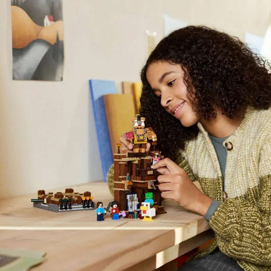 LEGO Ataque à Aldeia do Balão do Ghast do LEGO Minecraft 21272 | SHEIN ...