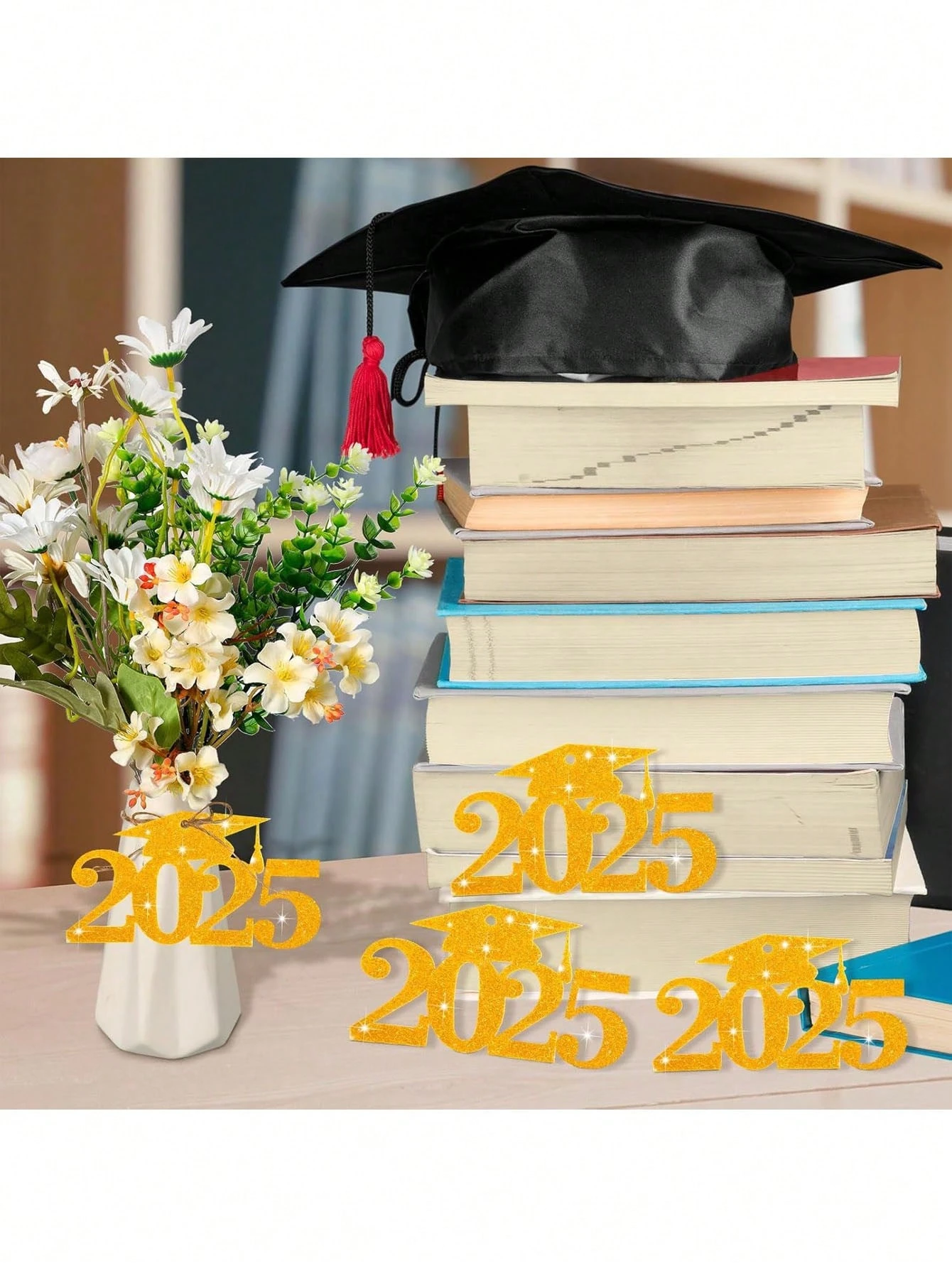 2025 Graduation Season Vase Hang Tags, Graduation Party Decorations ...