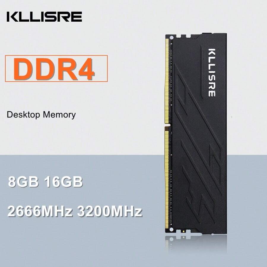 Kllisre RAM DDR4 8GB 16GB Memory 2666MHz 3200MHz 1.35V CL19/CL22 ...