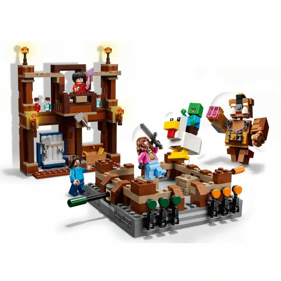 LEGO LEGO Minecraft The Ghast Balloon Village Attack 21272 | SHEIN EUR