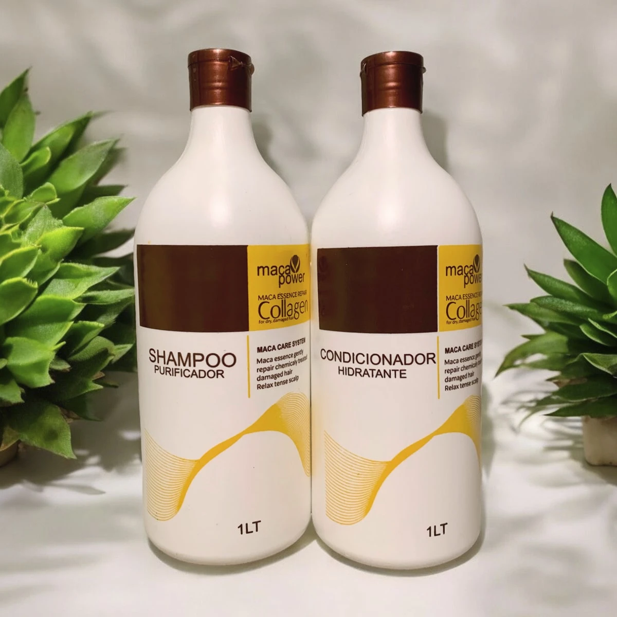 Kit Shampoo E Condicionador Karseel Collagen 1L Hidratação Profunda ...