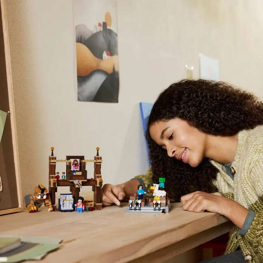 LEGO Ataque à Aldeia do Balão do Ghast do LEGO Minecraft 21272 | SHEIN ...