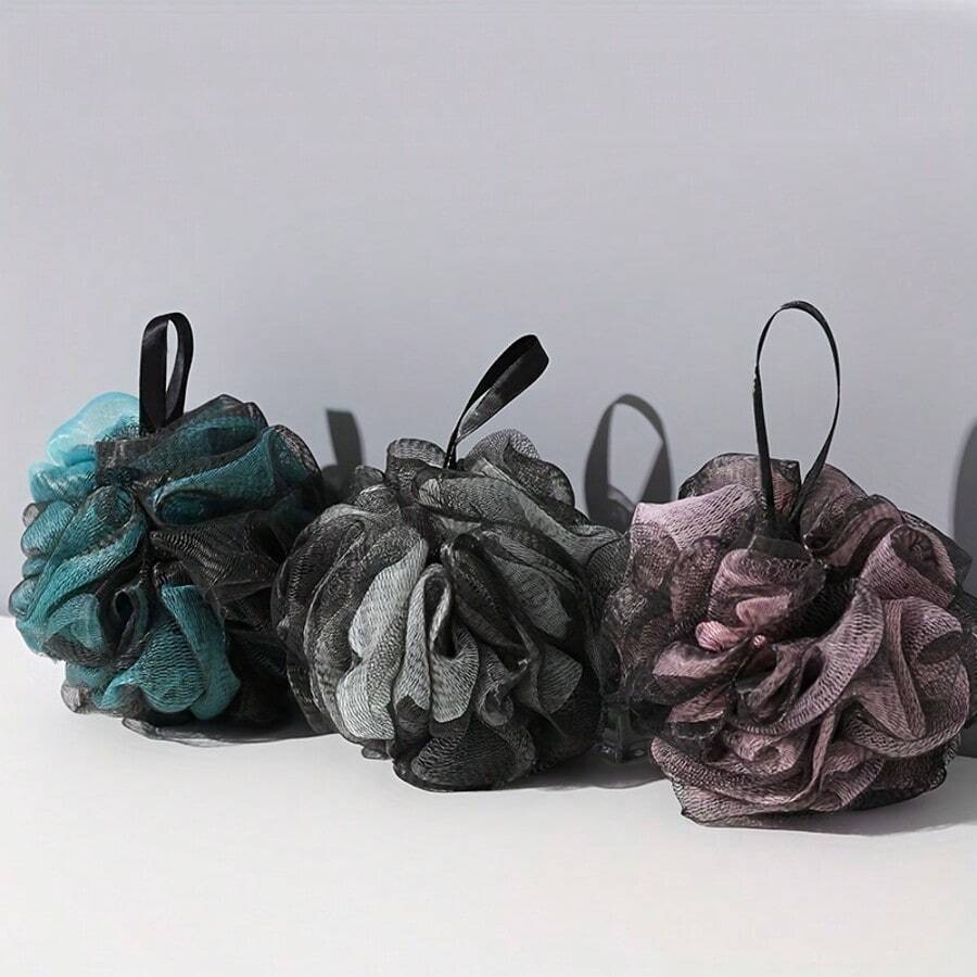 2/3/4 Pieces Set Of Soft Mesh Exfoliating Bath Sponge Set - Odorless ...