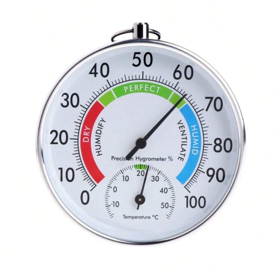 HT9100 Thermometer Hygrometer, High Precision Large Display, Portable ...