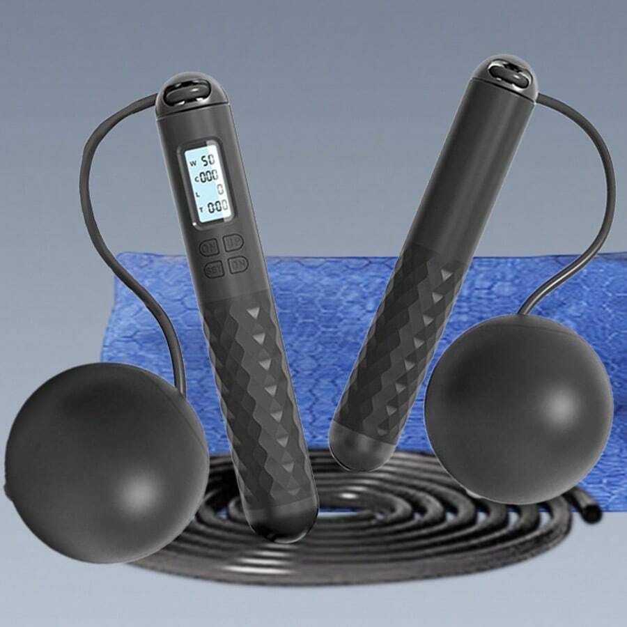 Skipping Rope With Counter, Battery-Powered Counting Jump Rope With LED ...