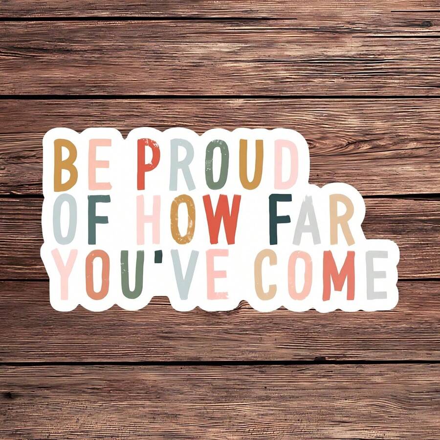 1PC Positive Sticker Quotes, Self Love Sticker, Inspirational Saying ...