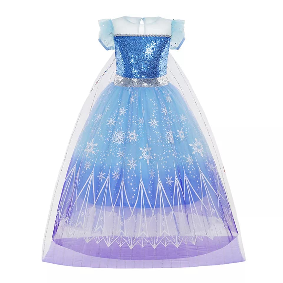 Frozen Fancy Dress Up Princess Costume Cosplay Outfit Girls Birthday ...