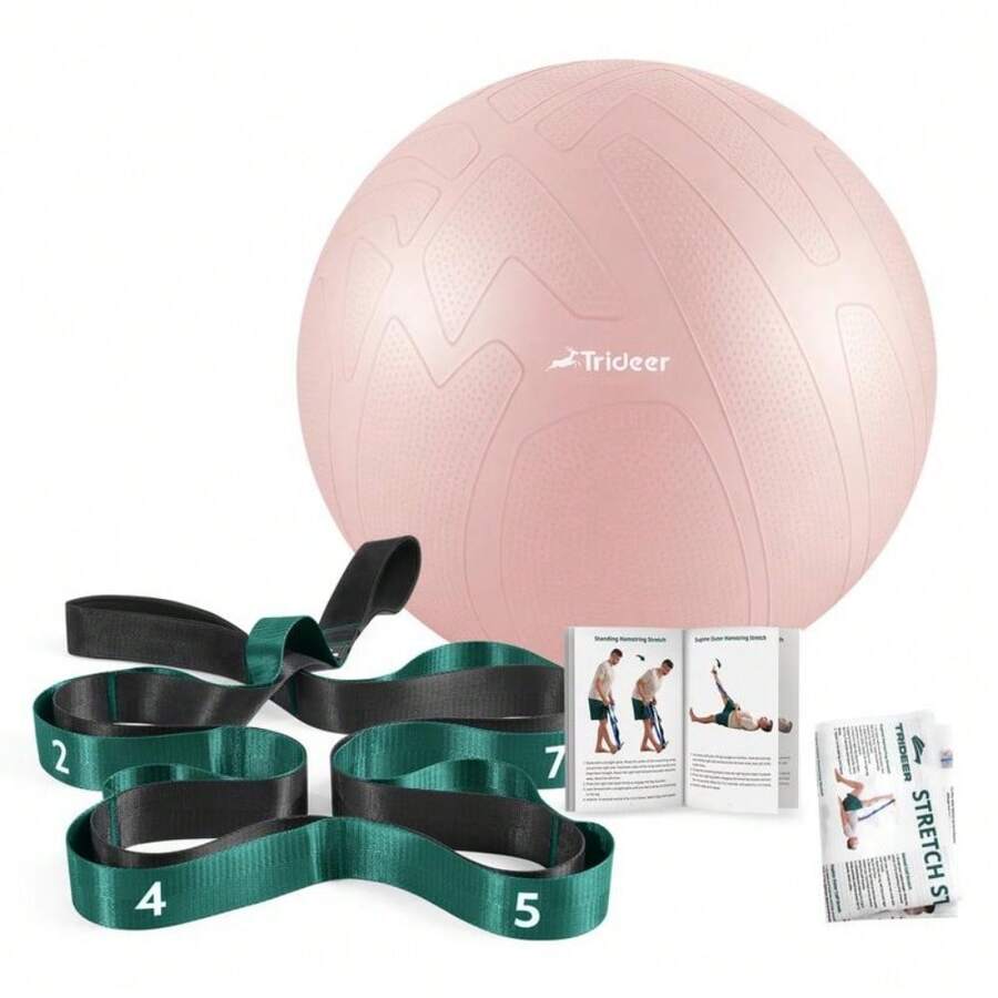 Trideer Pregnancy Ball Birthing Ball, 1.7mm Extra Thick Yoga Ball For ...
