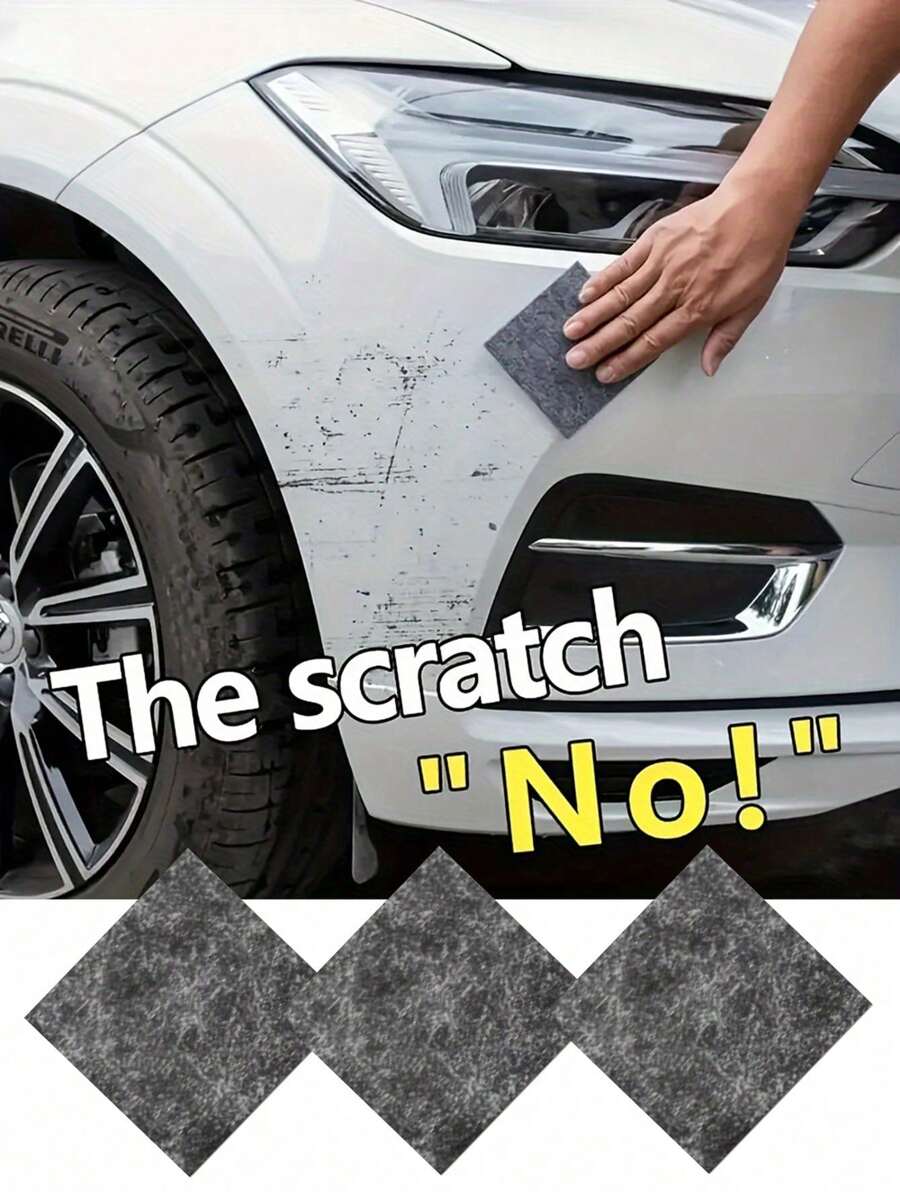 3pcs Nano Sparkle Cloth For Car Scratches – Easily Removes Scratches ...