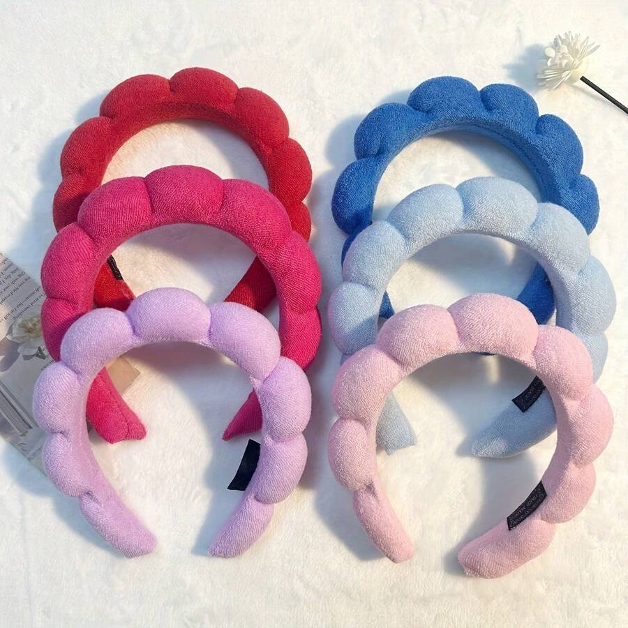 Spa Haarband Zoete Wolk Spons Handdoek Doek Haarband Hoge Kroon Top Was ...