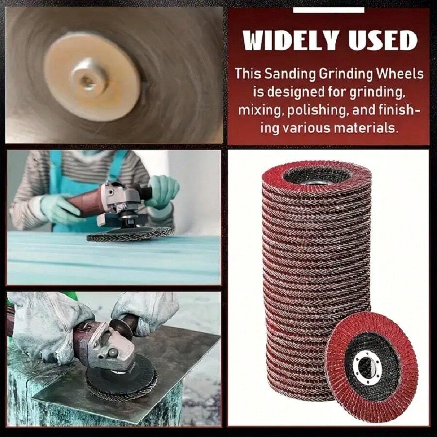 4-Inch Grinding Disc, With 60 Grit Fiber, For Tool Grinding, Suitable ...