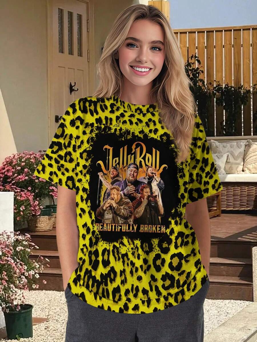 Women's Jelly Roll 'The Beautiful Broken Tour' T-Shirt - BlvckStyle ...
