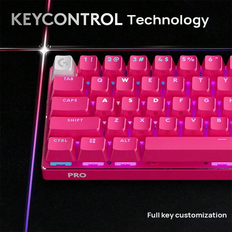 Logitech Wireless Keyboard PRO X 60 LIGHTSPEED GX Optical Key Switch RGB Glare Full Key ...
