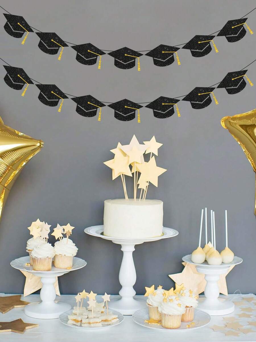 2025 Graduation Decorations Banner Class Of 2025 Grad Banner Glitter ...