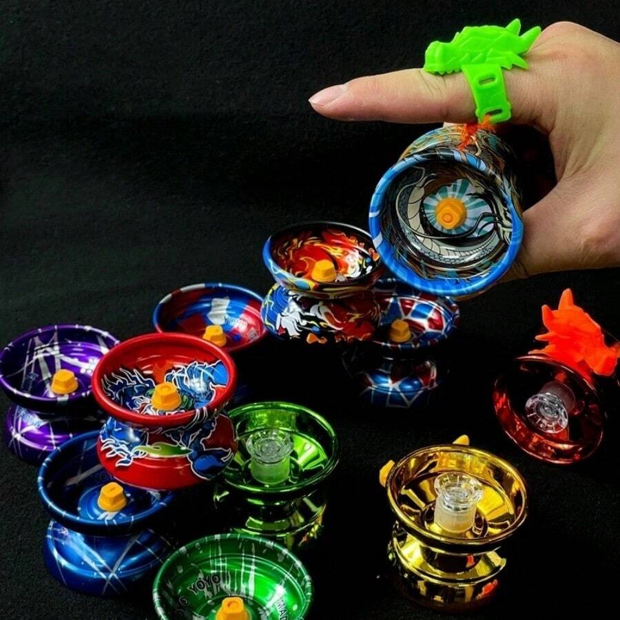 Aluminum Alloy Yo-Yo, Metal YOYO Starter, Sleep Wake Up Yo-Yo Ball ...