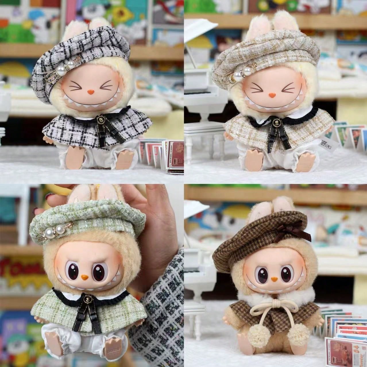 [Solo ropa] Percha para doll Labubu de 1ª y 2ª generación, incluye ...