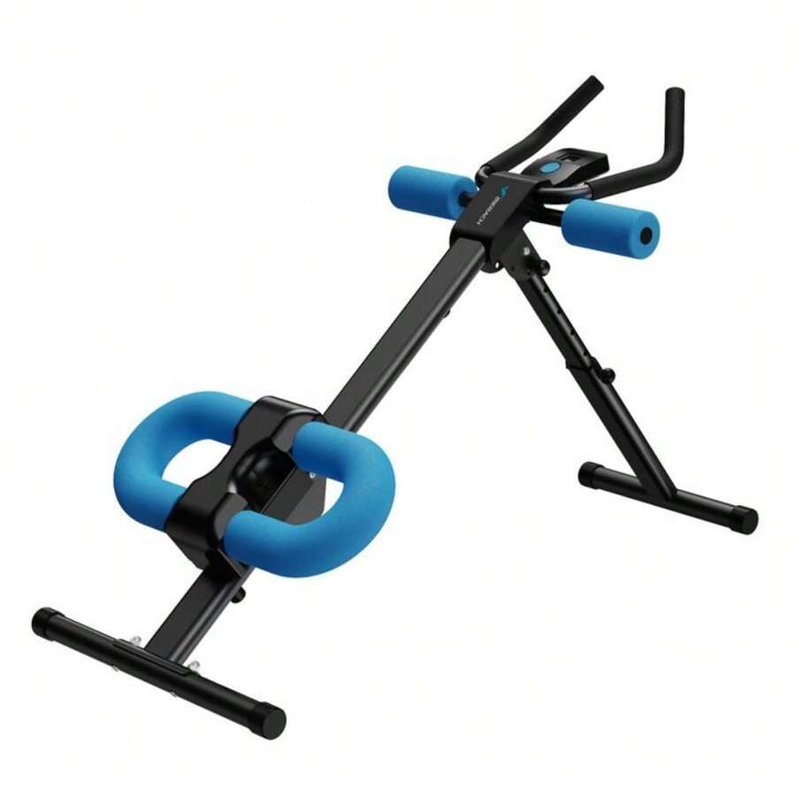 Adjustable Ab Trainer Machine With LCD Monitor, Foldable Abdominal ...