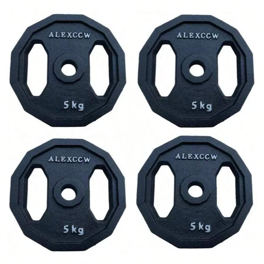 4 discos de 5kg (11lb) cada uno, discos pesas profesionales para ...
