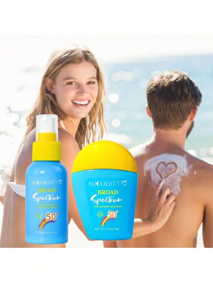 Mineral Sunscreen SPF 50 With Zinc Oxide & Titanium Dioxide, Hyaluronic ...