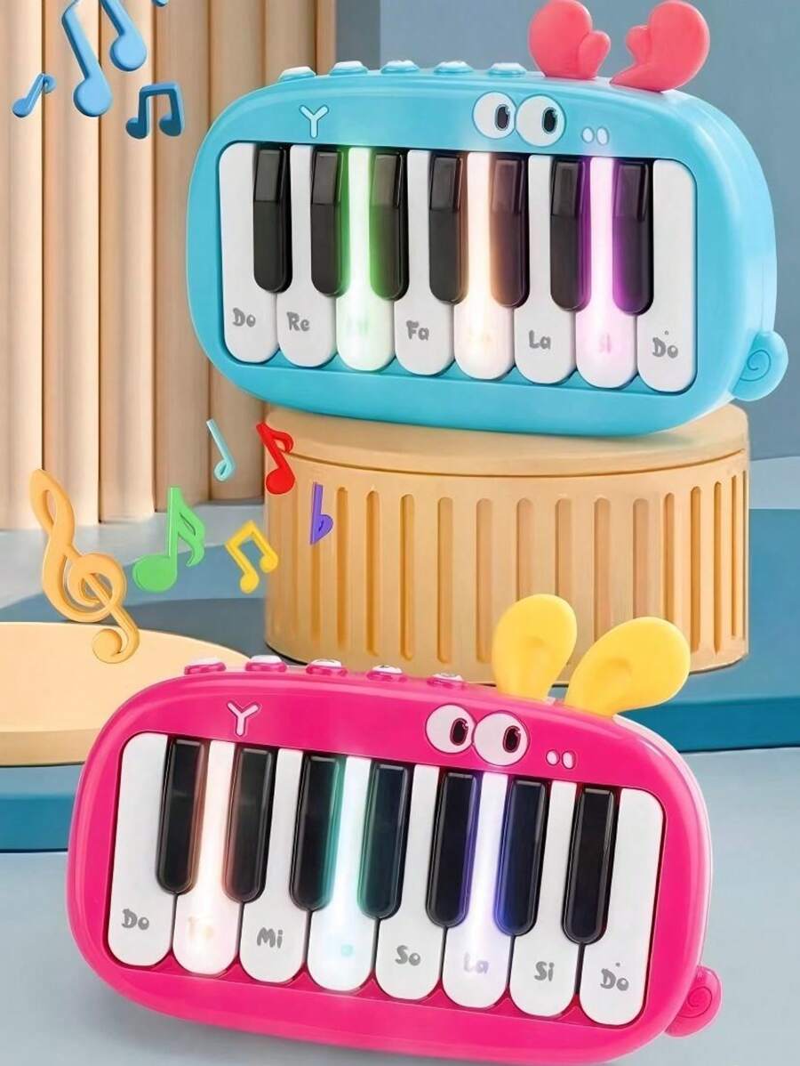 1 Pc Children's Handheld Mini Electronic Keyboard, Multi-Function ...
