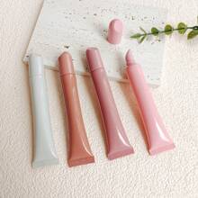 1/5PCS 10ml Empty PE Plastic Pink Brown Lip Gloss Tubes Lip Oil ...
