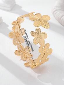 1pc Summer Floral Armband, Adjustable Flower Arm Cuff Bracelet For ...
