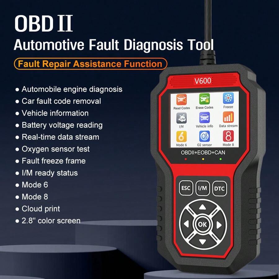 OBD2 Scanner Autidiagnosewerkzeug mit Batteriezustandserkennung ...