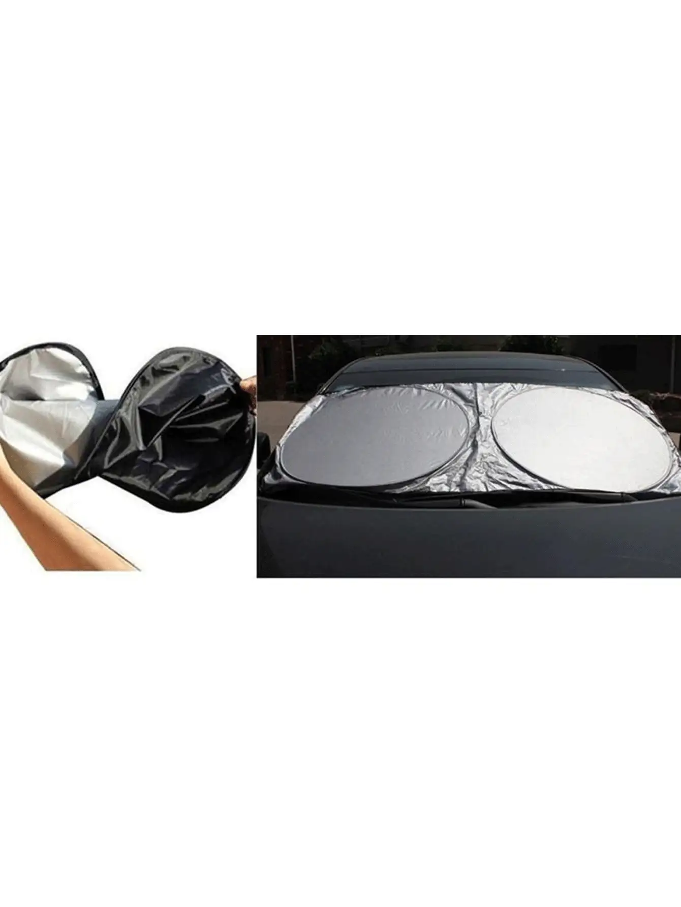 Car Sunshade Umbrella For Sun Protection And Heat Insulation, Silver ...