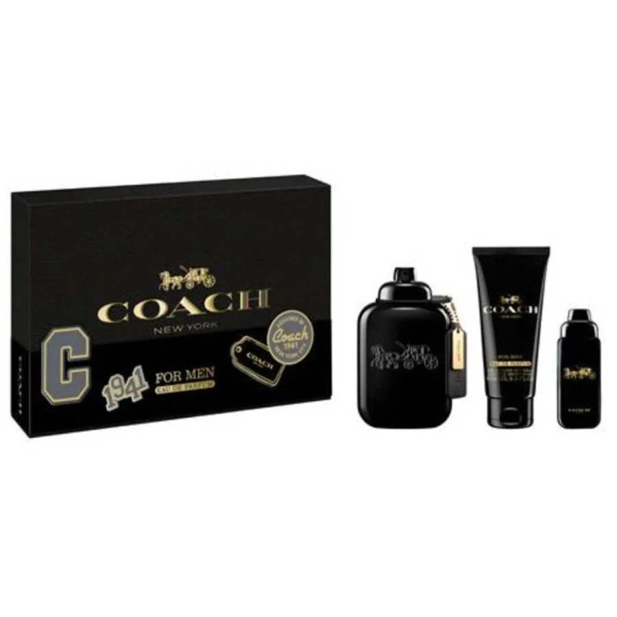 Coach Nuevo set de 3 piezas para hombres de Nueva York (EDP 100ml + Gel ...