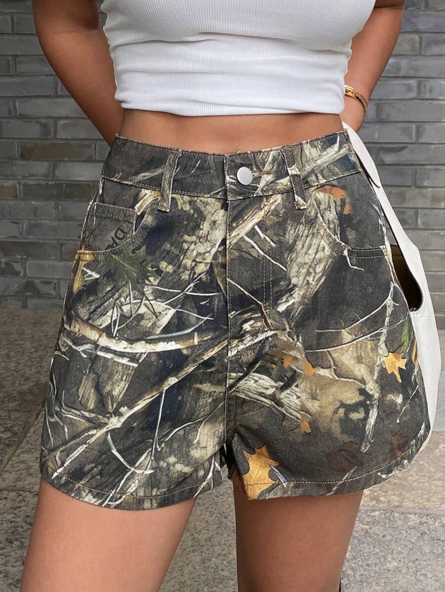 Livesso Damen Große Größen locker sitzende, leger Leoparden-Muster ...