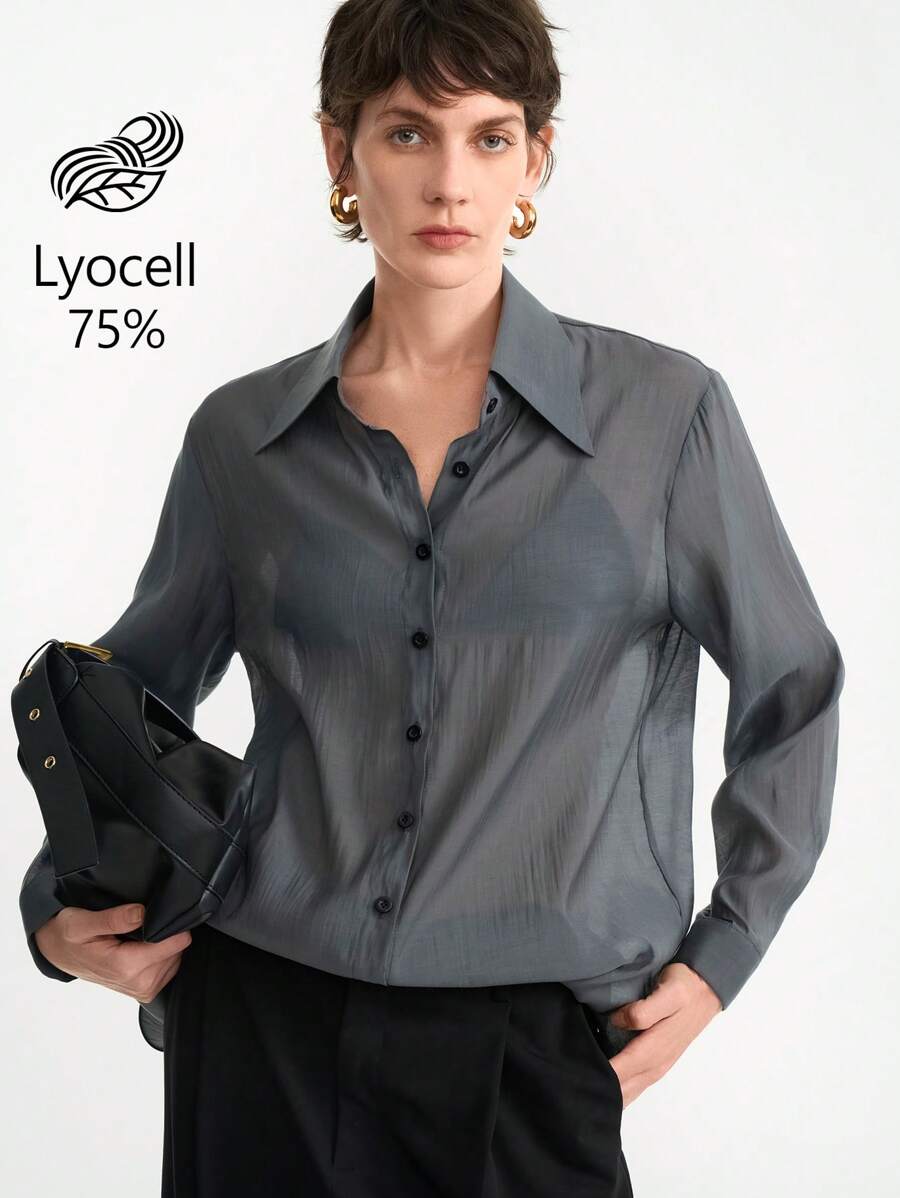 SHEIN Clasi Premium Quality Comfortable Casual Elegant Long Sleeve ...