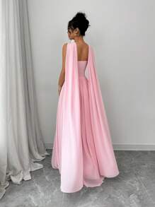 Selianne Women Elegant Solid Color Maxi Halter Dress | SHEIN USA
