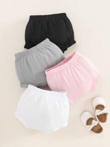 SHEIN Vintaside Kids 4 Stücke/Set Neugeborene Baby Mädchen Wickel ...