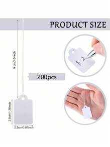 SHEIN 200 Price Tag Marker Tags Gift Tags With White String Attached ...